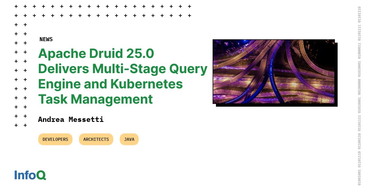 InfoQ on LinkedIn: #apachedruid #infoq #java InfoQ on LinkedIn: #apachedruid #infoq #java
