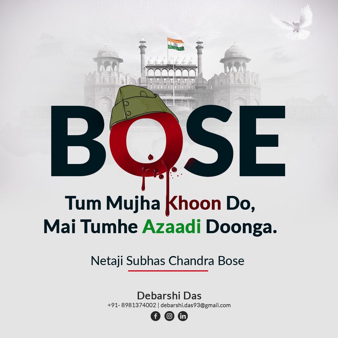 Debarshi Das on LinkedIn: #netaji #netajijayanti #bose # ... Debarshi Das on LinkedIn: #netaji #netajijayanti #bose # ...