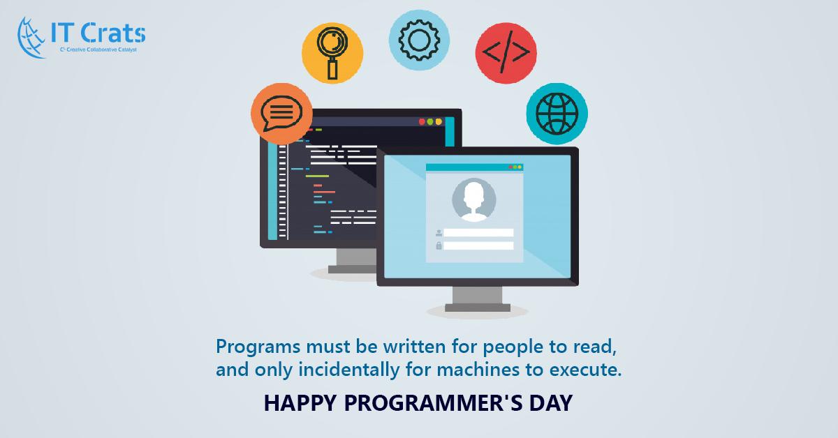 ITCrats on LinkedIn: #programmers #programmersday ITCrats on LinkedIn: #programmers #programmersday