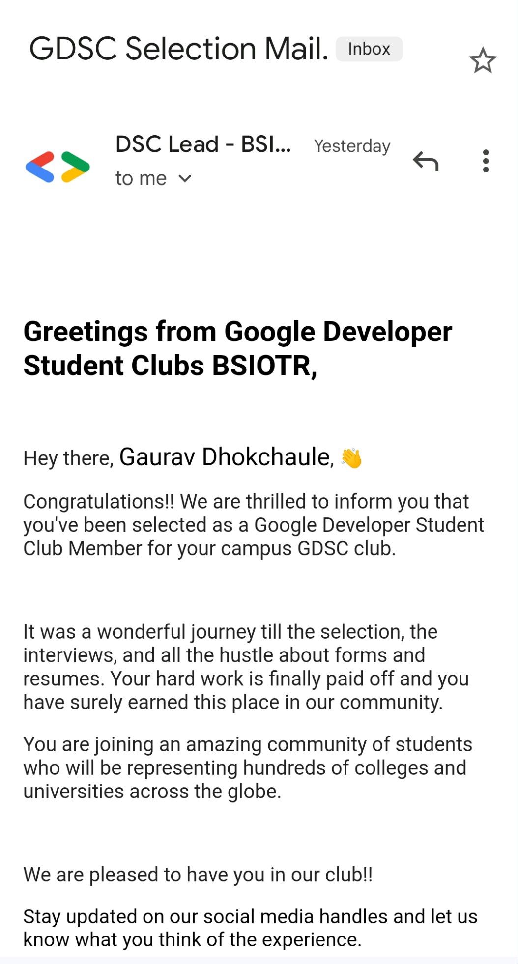 Gaurav Dhokchaule on LinkedIn: #gdsc Gaurav Dhokchaule on LinkedIn: #gdsc