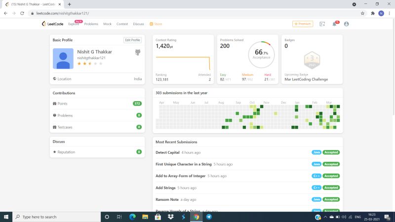 Nishit Thakkar on LinkedIn: #leetcode #competitiveprogramming # ... Nishit Thakkar on LinkedIn: #leetcode #competitiveprogramming # ...