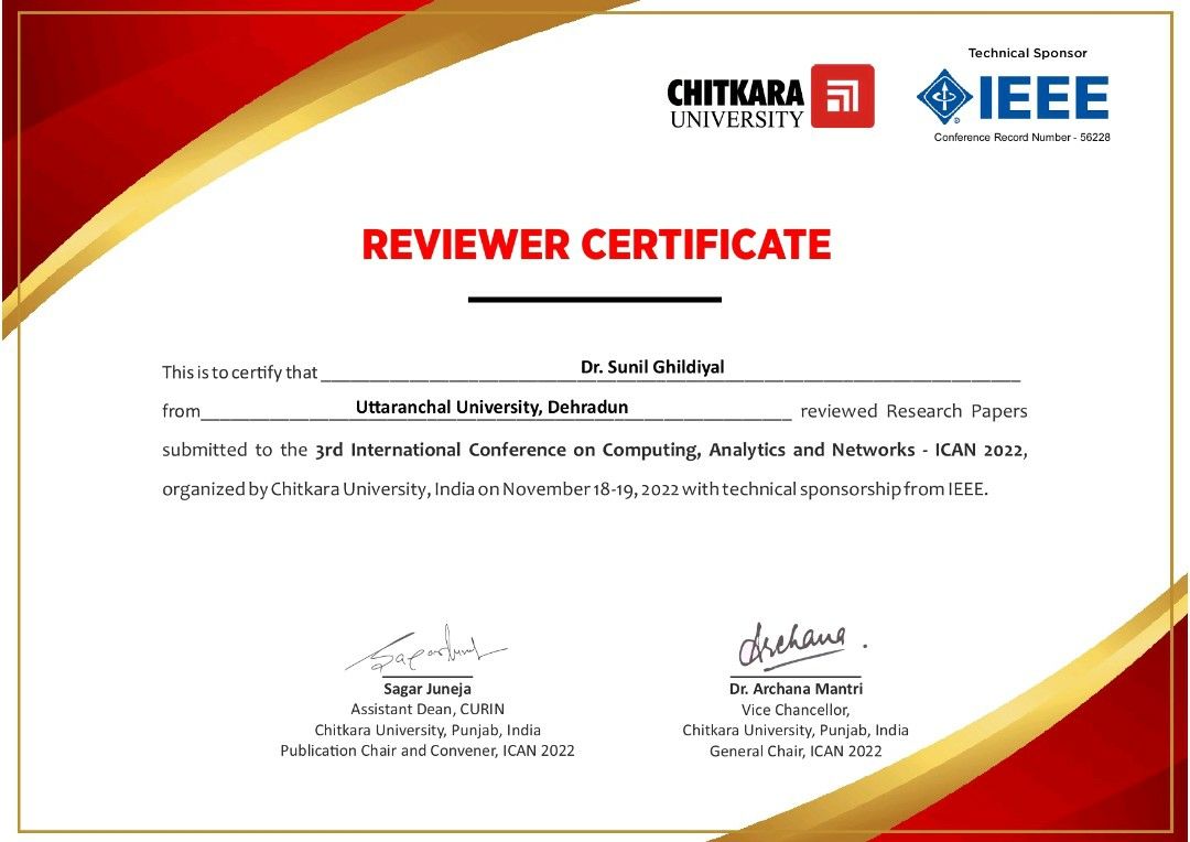 Dr. Sunil Ghildiyal posted on LinkedIn Dr. Sunil Ghildiyal posted on LinkedIn
