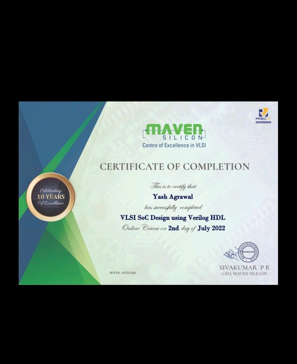 Yash Agrawal on LinkedIn: #vlsi #vlsitraining #verilog Yash Agrawal on LinkedIn: #vlsi #vlsitraining #verilog
