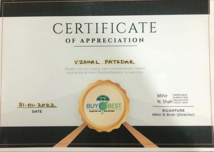 Vishal Patidar on LinkedIn: #buybestpolicy Vishal Patidar on LinkedIn: #buybestpolicy