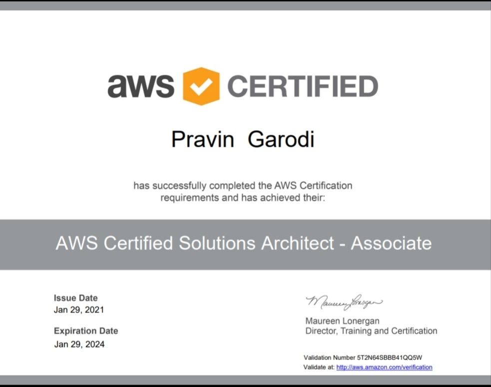 Pravin Garodi on LinkedIn: #aws #developers #devopsworld # ... Pravin Garodi on LinkedIn: #aws #developers #devopsworld # ...
