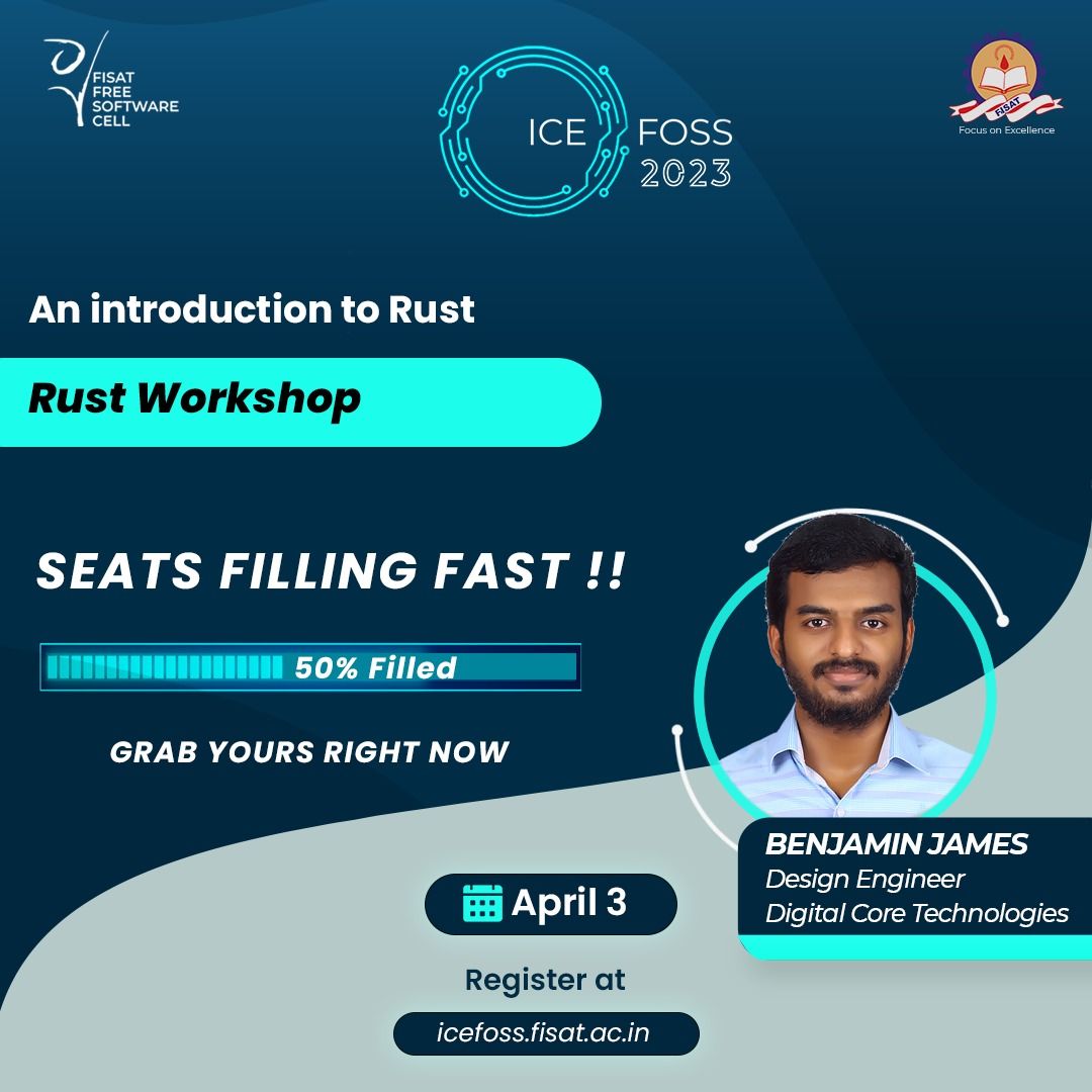 FFSC FISAT on LinkedIn: #rustlang #programminglanguage #workshop # ... FFSC FISAT on LinkedIn: #rustlang #programminglanguage #workshop # ...