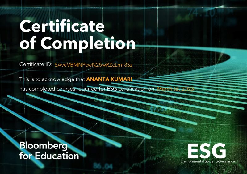 Ananta Kumari on LinkedIn: #esg #bloomberg Ananta Kumari on LinkedIn: #esg #bloomberg