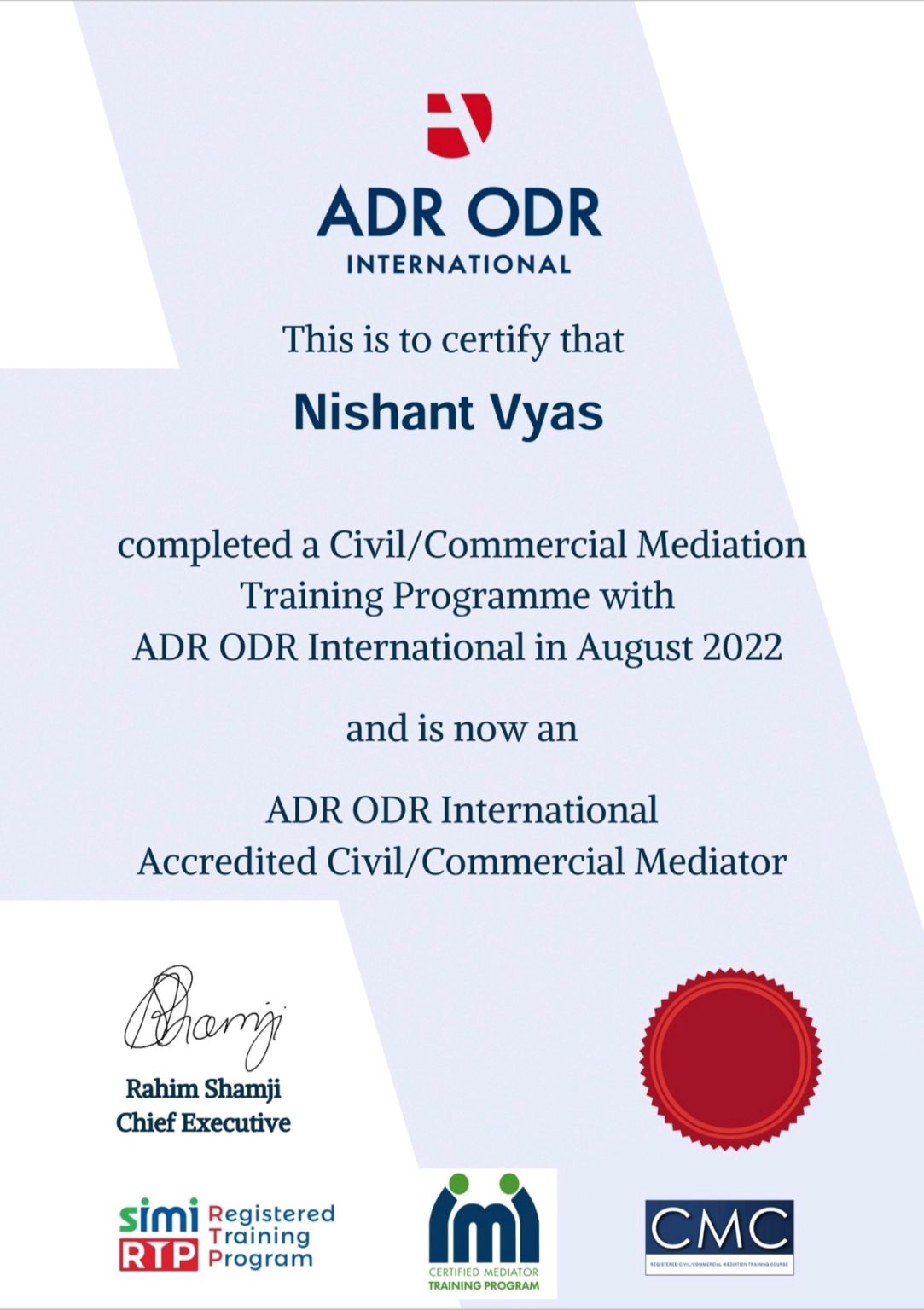 Nishant Subhash Vyas on LinkedIn: I am delighted to share that after ... Nishant Subhash Vyas on LinkedIn: I am delighted to share that after ...