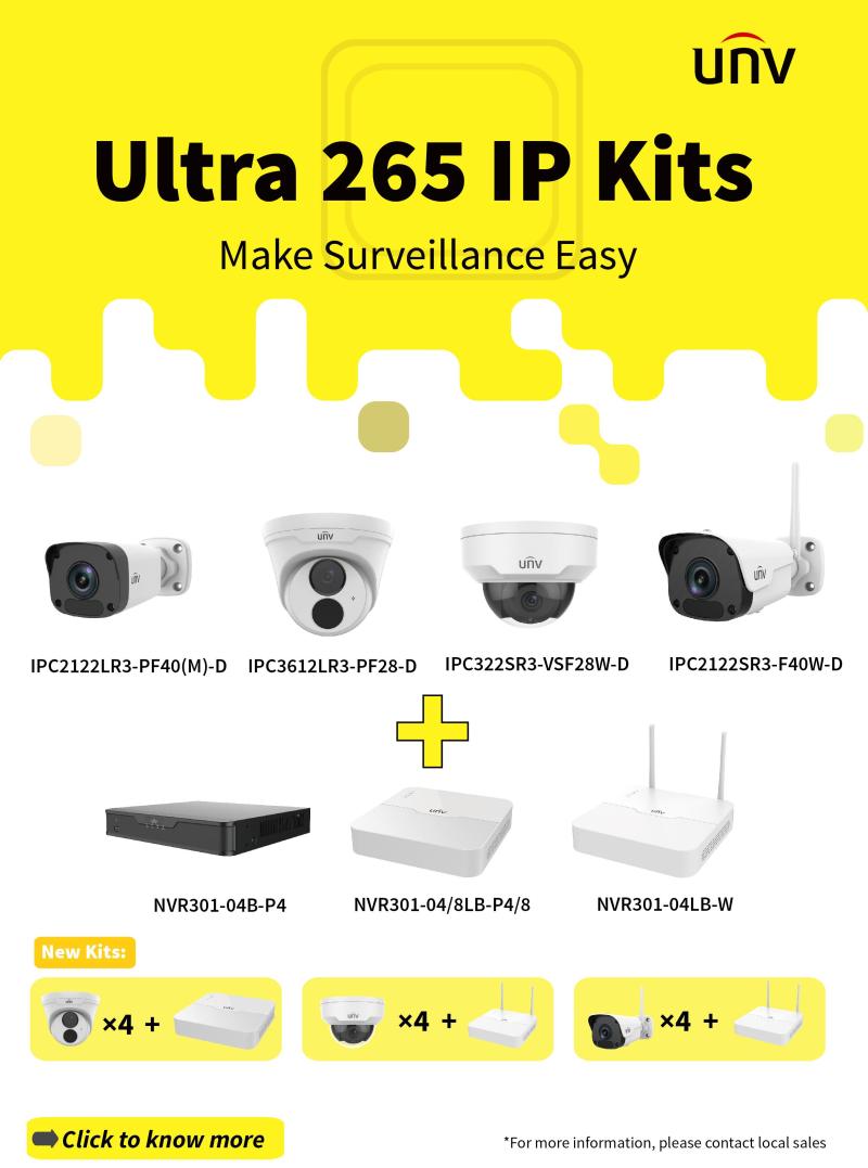 Uniview on LinkedIn: #Uniview Ultra 265 IP Kits Make Surveillance Easy ... Uniview on LinkedIn: #Uniview Ultra 265 IP Kits Make Surveillance Easy ...