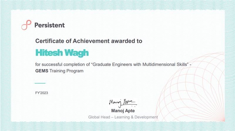 Hitesh Wagh on LinkedIn: #internship #opportunity #training # ... Hitesh Wagh on LinkedIn: #internship #opportunity #training # ...