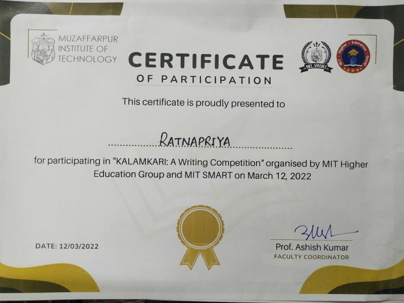 Ratnapriya Thakur on LinkedIn: I don't know about my future but my each ... Ratnapriya Thakur on LinkedIn: I don't know about my future but my each ...