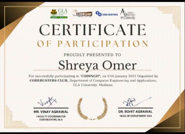 Shreya Omer on LinkedIn: #university #codingpractices Shreya Omer on LinkedIn: #university #codingpractices