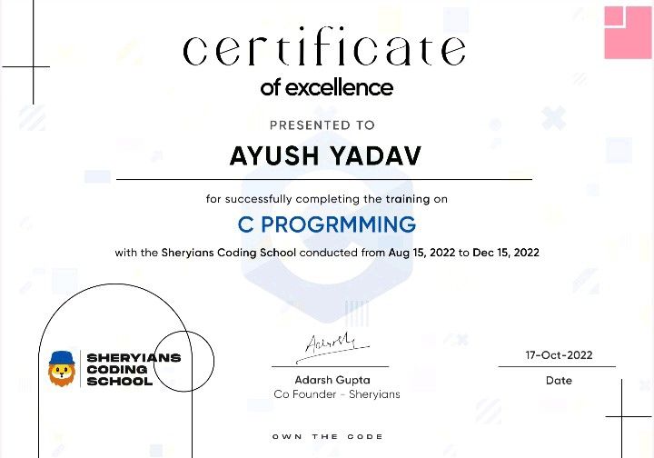 Ayush Yadav on LinkedIn: #programming #coding #sheryianscodingschool # ... Ayush Yadav on LinkedIn: #programming #coding #sheryianscodingschool # ...