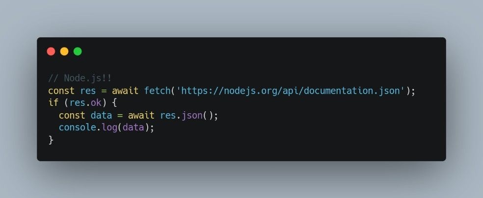 Gavin Szczesniak on LinkedIn: Node 18 brings in a better way to fetch ... Gavin Szczesniak on LinkedIn: Node 18 brings in a better way to fetch ...