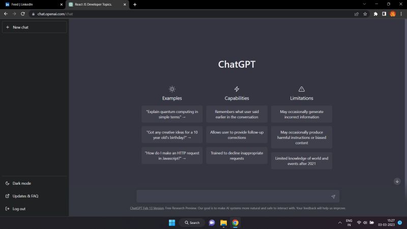 Lovenish _K on LinkedIn: #reactjs #technology #webdevelopment #chatgpt ... Lovenish _K on LinkedIn: #reactjs #technology #webdevelopment #chatgpt ...
