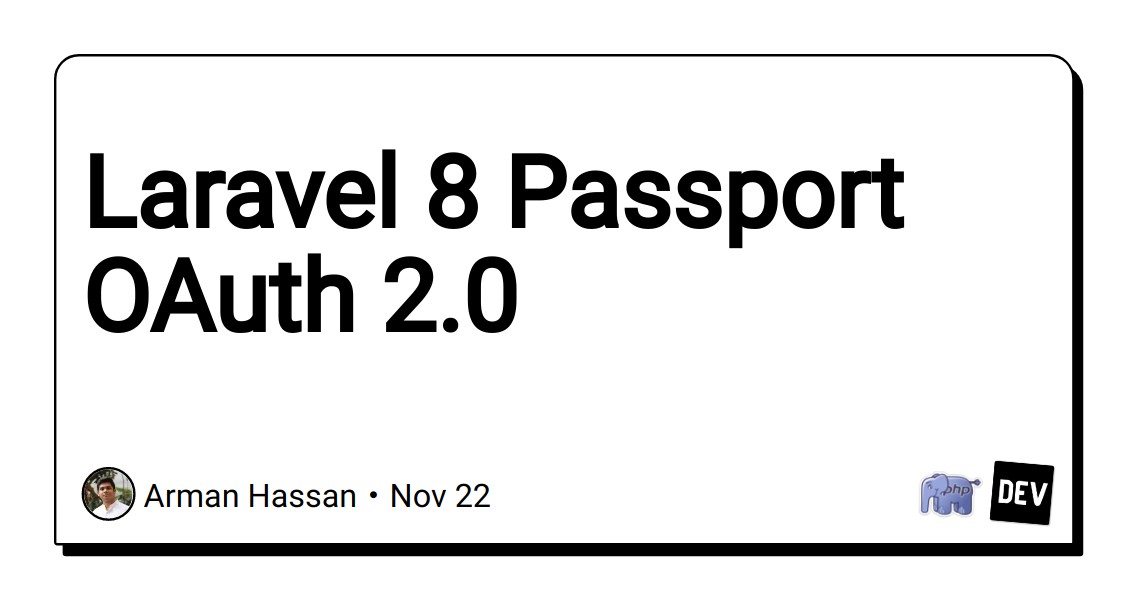 Laravel News on LinkedIn: Laravel 8 Passport OAuth 2.0 Laravel News on LinkedIn: Laravel 8 Passport OAuth 2.0