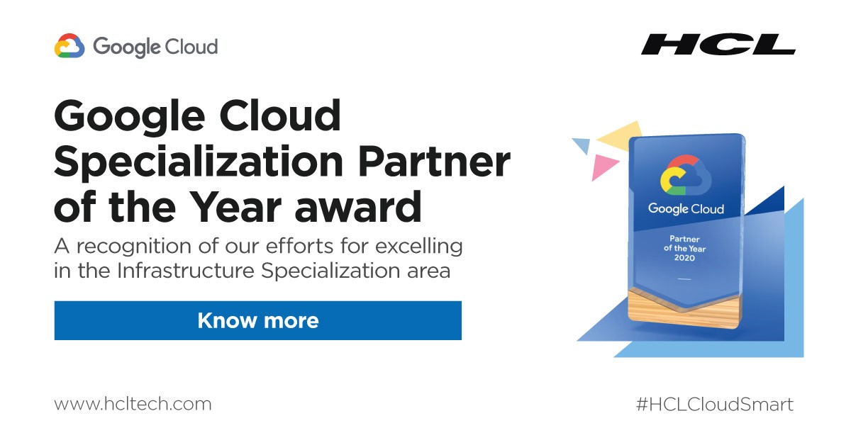 HCLTech on LinkedIn: HCL Technologies Wins 2020 Google Cloud ... HCLTech on LinkedIn: HCL Technologies Wins 2020 Google Cloud ...