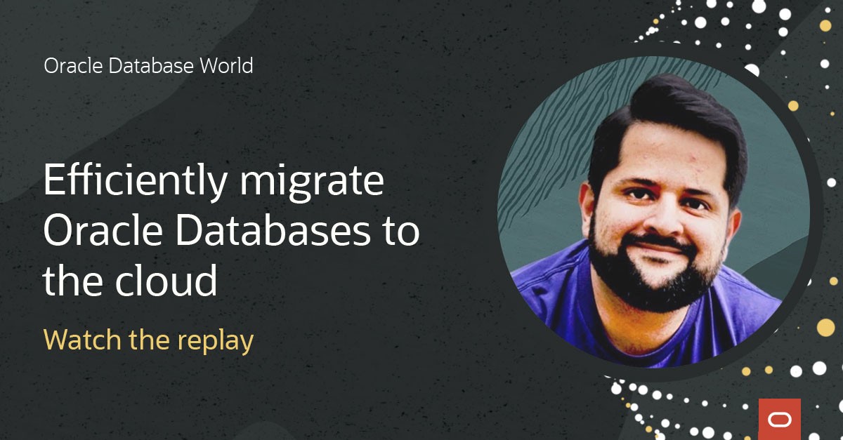 Oracle Database on LinkedIn: Efficiently migrate Oracle Databases to ... Oracle Database on LinkedIn: Efficiently migrate Oracle Databases to ...