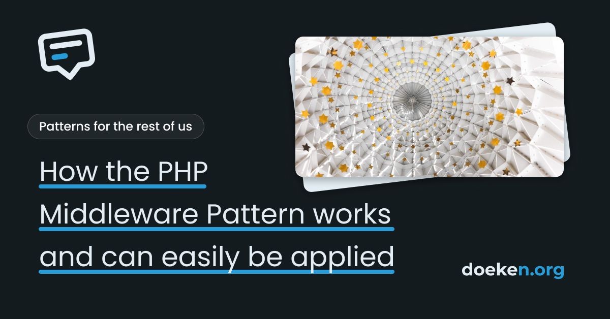Laravel News on LinkedIn: How the PHP Middleware Pattern works and can ... Laravel News on LinkedIn: How the PHP Middleware Pattern works and can ...