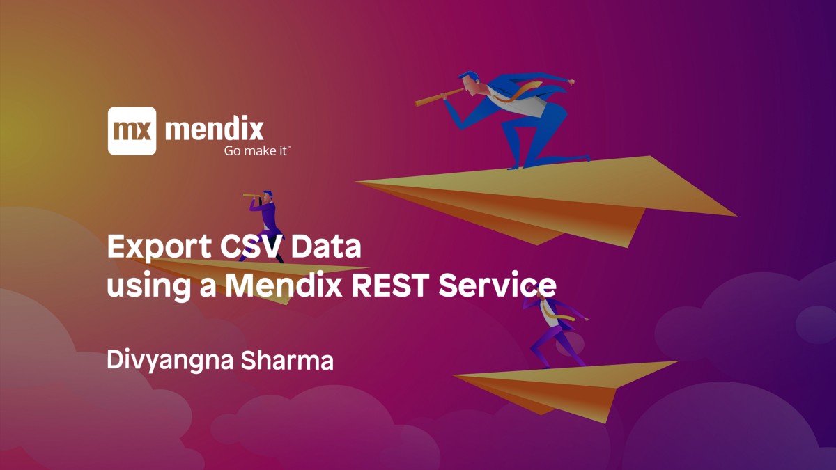 Mendix on LinkedIn: Exporting CSV Data using Mendix REST Service Mendix on LinkedIn: Exporting CSV Data using Mendix REST Service