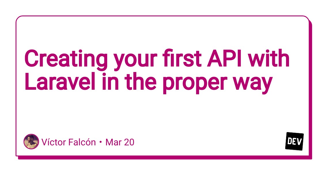 Lucas Fiege on LinkedIn: Creating your first API with Laravel in the ... Lucas Fiege on LinkedIn: Creating your first API with Laravel in the ...