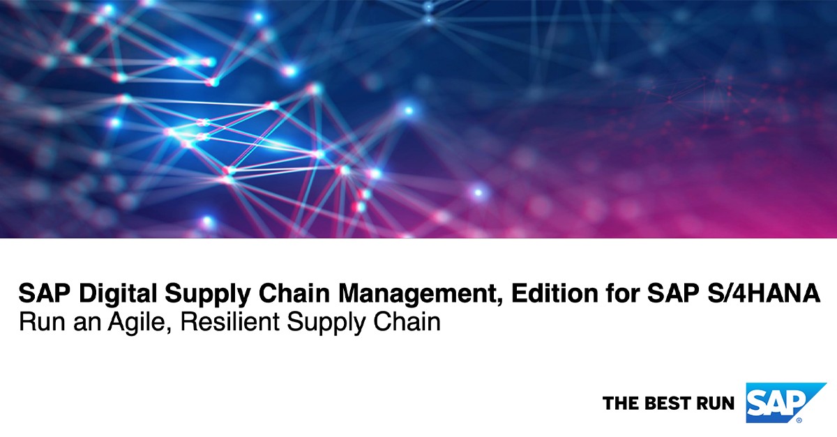 Prashanth Kollu on LinkedIn: SAP Digital Supply Chain Management ... Prashanth Kollu on LinkedIn: SAP Digital Supply Chain Management ...