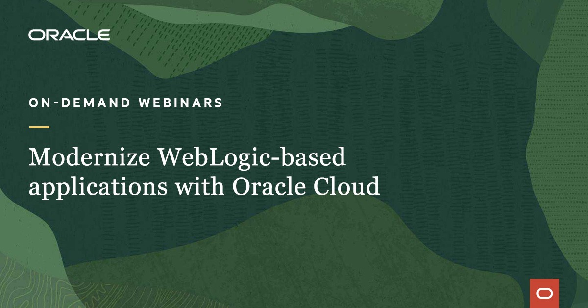Oracle on LinkedIn: Explore new ways of looking at strategies to ... Oracle on LinkedIn: Explore new ways of looking at strategies to ...