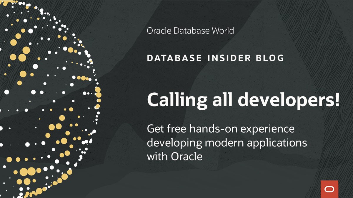 Oracle Database on LinkedIn: #oracledatabaseworld #autonomousdatabase Oracle Database on LinkedIn: #oracledatabaseworld #autonomousdatabase
