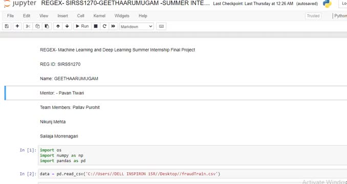 Geetha arumugam on LinkedIn: #machinelearning #team #project # ... Geetha arumugam on LinkedIn: #machinelearning #team #project # ...