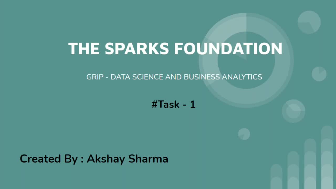 Akshay Sharma on LinkedIn: #task1 #gripaug21 #thesparksfoundation # ... Akshay Sharma on LinkedIn: #task1 #gripaug21 #thesparksfoundation # ...