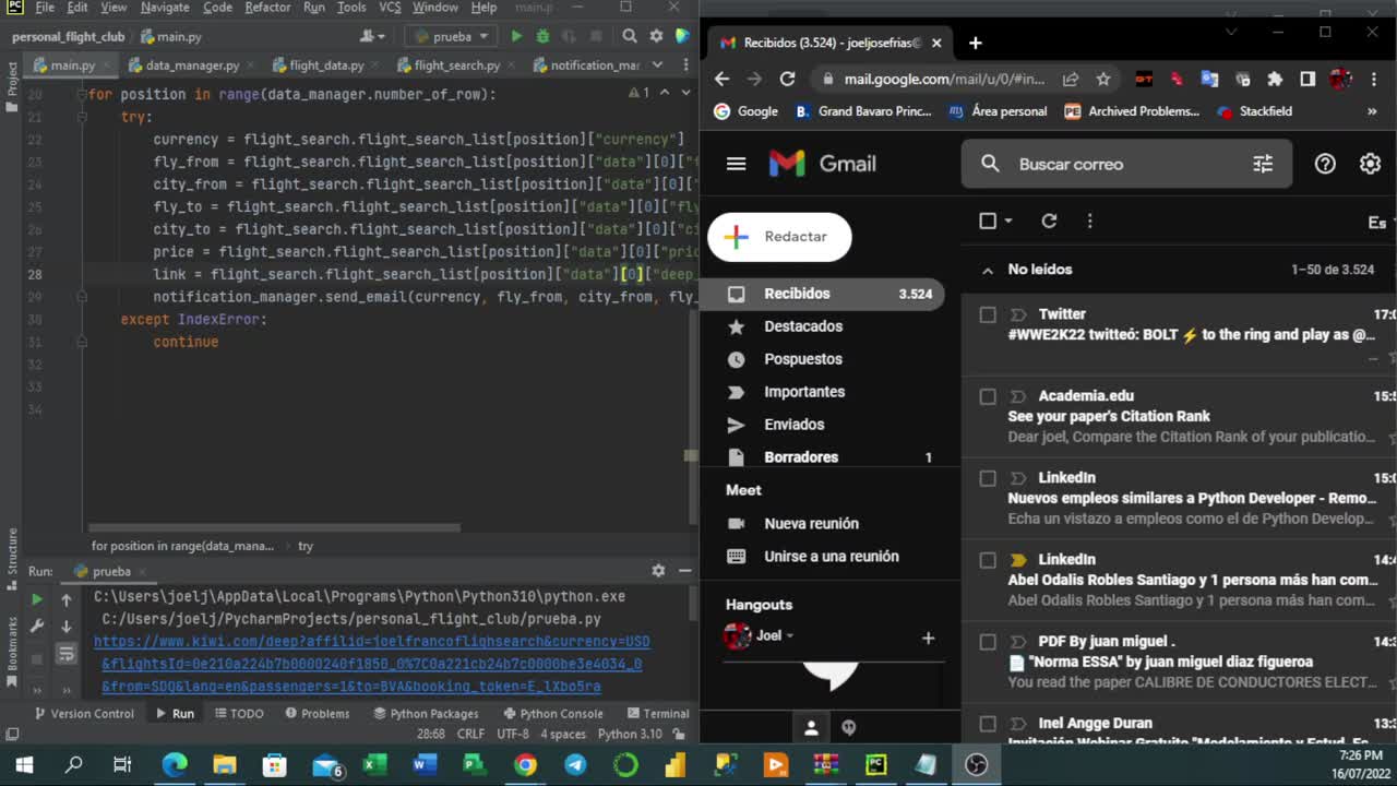 Joel Jose Frias Martinez on LinkedIn: #100daysofcode #python #project # ... Joel Jose Frias Martinez on LinkedIn: #100daysofcode #python #project # ...