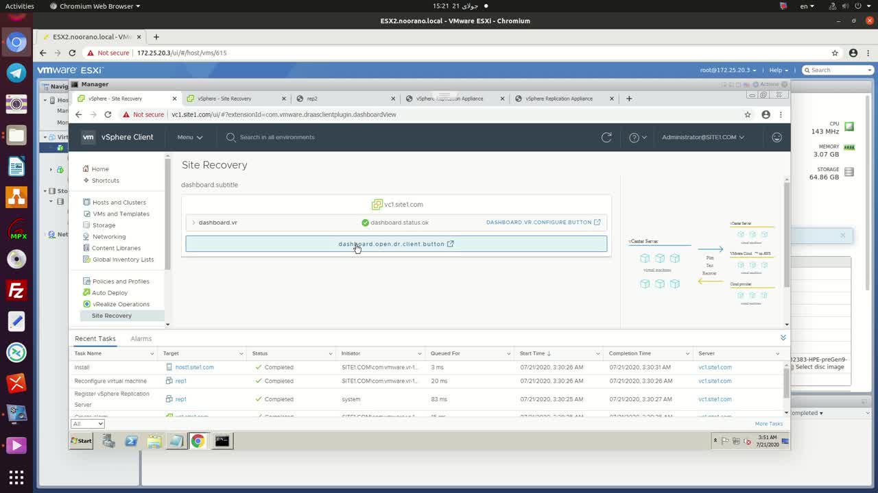 Behrouz Soleimani on LinkedIn: VMware SRM 6 Registering Replication ... Behrouz Soleimani on LinkedIn: VMware SRM 6 Registering Replication ...