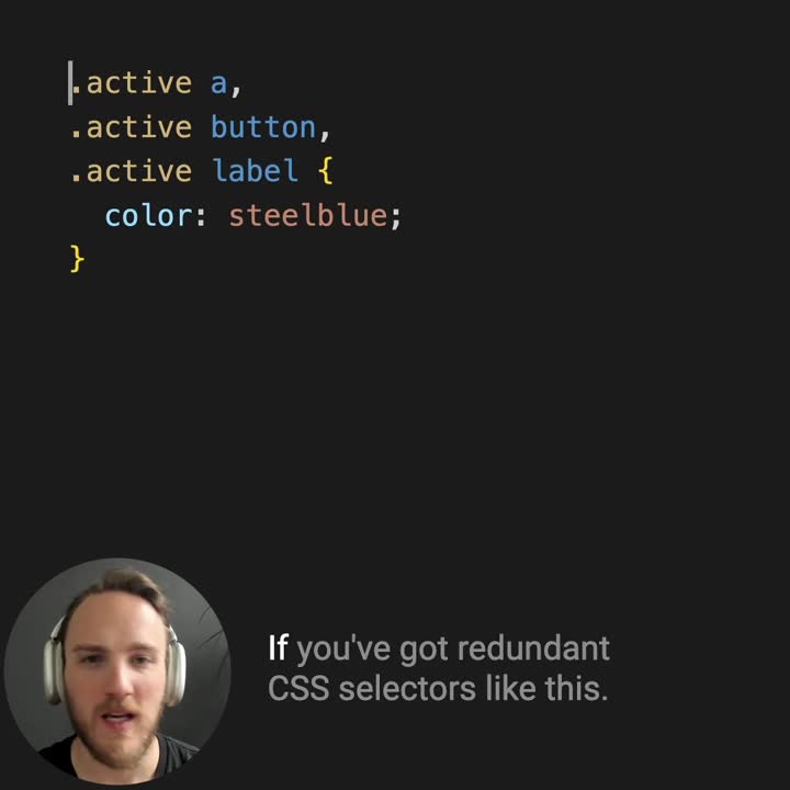 Kareem Mahmoud on LinkedIn: :is() in css is powerful Only weak point ... Kareem Mahmoud on LinkedIn: :is() in css is powerful Only weak point ...