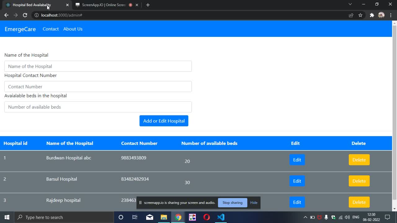 RAJDEEP JASH on LinkedIn: #hospital #reactjs #bootstrap RAJDEEP JASH on LinkedIn: #hospital #reactjs #bootstrap