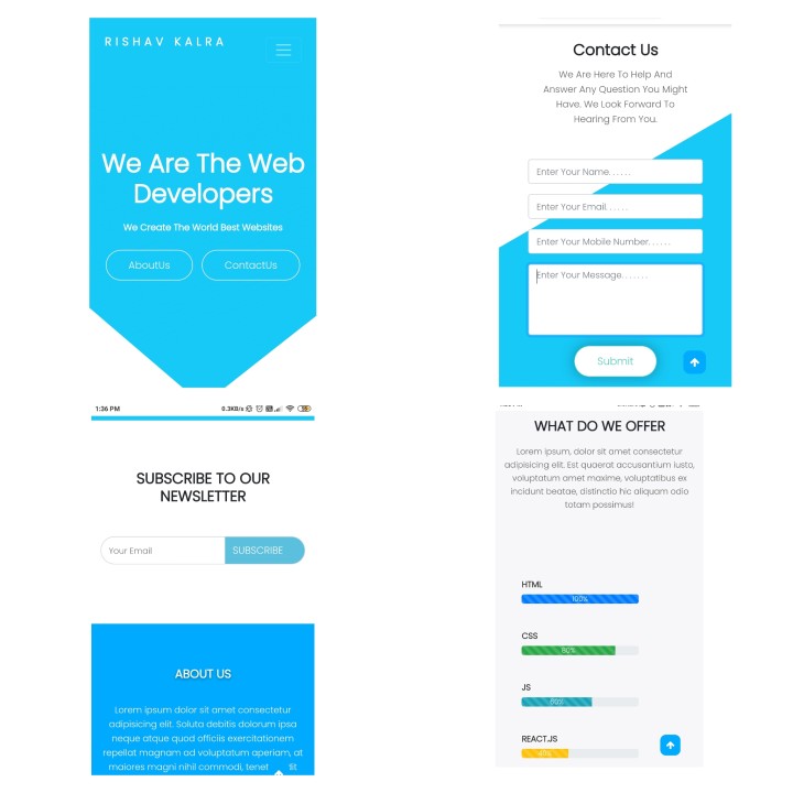 Rishav kalra on LinkedIn: #html5 #css3 #javascript #bootstrap #jquery # ... Rishav kalra on LinkedIn: #html5 #css3 #javascript #bootstrap #jquery # ...