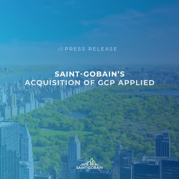 David Dodier on LinkedIn: Saint-Gobain’s acquisition of GCP Applied ... David Dodier on LinkedIn: Saint-Gobain’s acquisition of GCP Applied ...