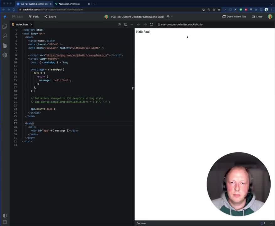 Michael Hoffmann on LinkedIn: 💡 Vue Tip: Change the Interpolation ... Michael Hoffmann on LinkedIn: 💡 Vue Tip: Change the Interpolation ...