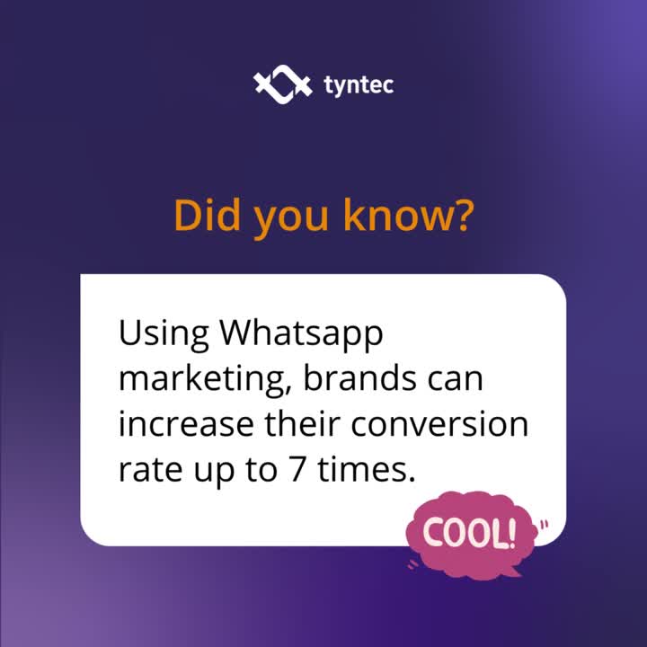 tyntec LinkedIn‘de: #tyntec #whatsappbusinessapi #whatsappmarketing # ... tyntec LinkedIn‘de: #tyntec #whatsappbusinessapi #whatsappmarketing # ...