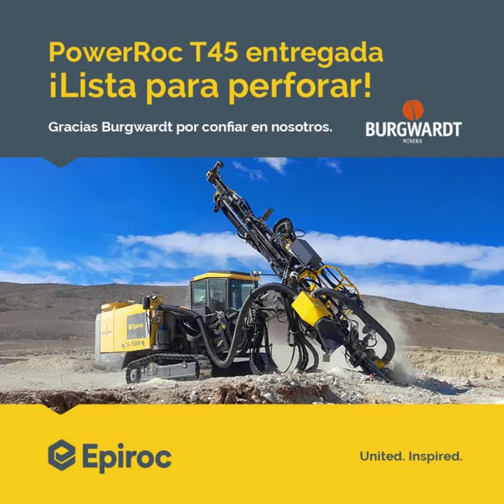 Epiroc en LinkedIn: #burgwardt #epiroc #argentina #mineria #perforación Epiroc en LinkedIn: #burgwardt #epiroc #argentina #mineria #perforación
