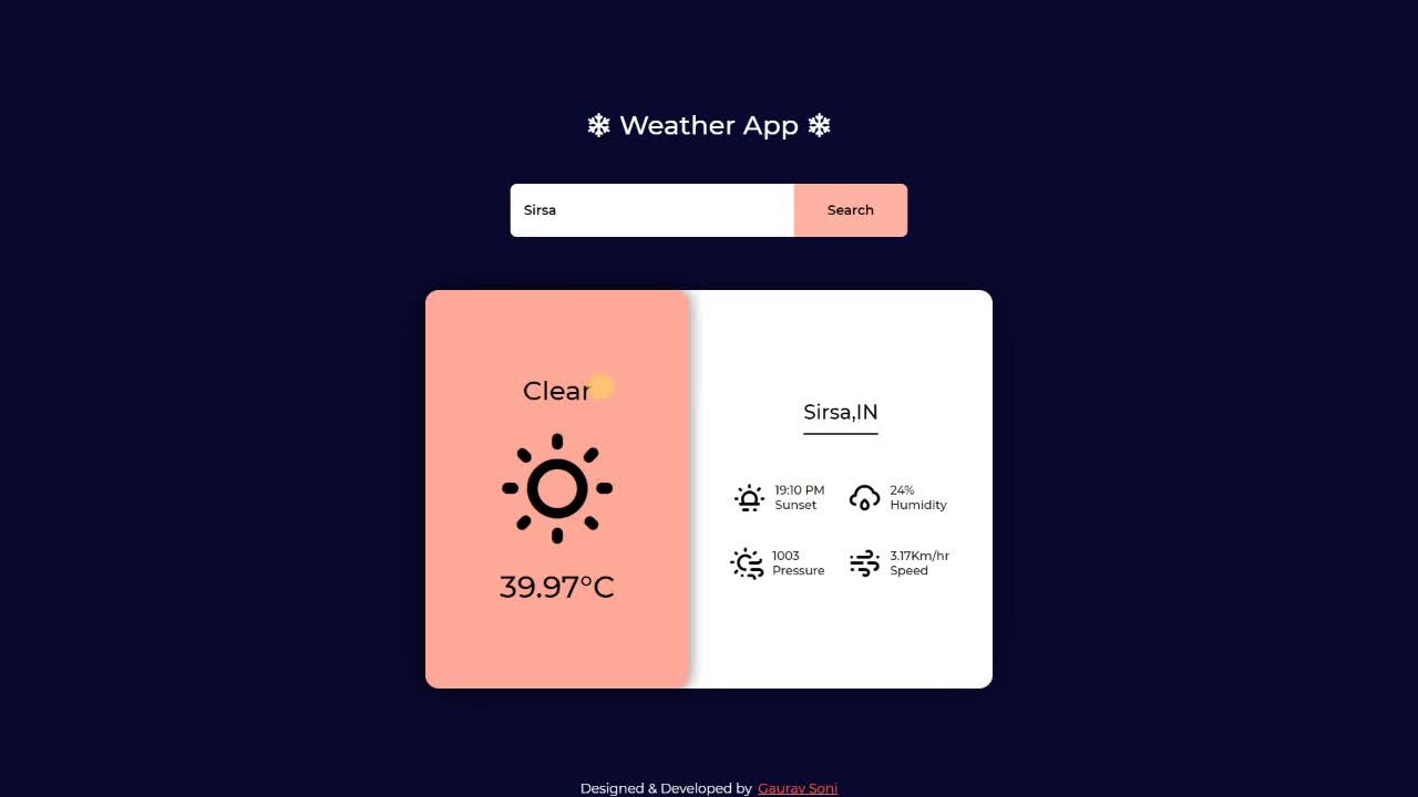 Gaurav Soni on LinkedIn: #reactjs #project #linkedinfam #html5 #css3 # ... Gaurav Soni on LinkedIn: #reactjs #project #linkedinfam #html5 #css3 # ...