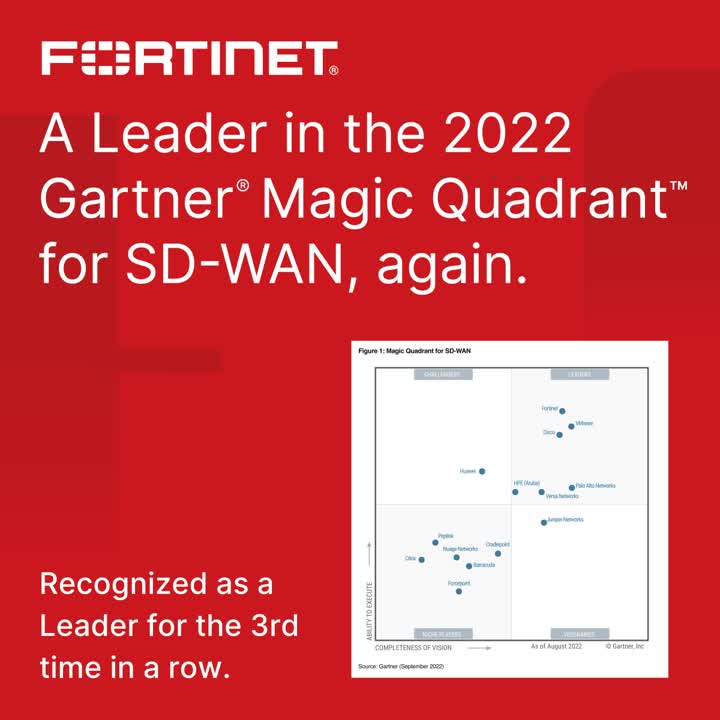 Yann Pradelle on LinkedIn: Fortinet Named a Leader in the 2022 Gartner ... Yann Pradelle on LinkedIn: Fortinet Named a Leader in the 2022 Gartner ...