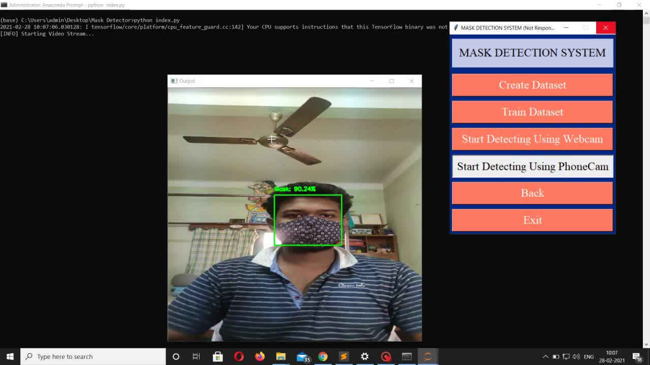 Souvik Ghosh on LinkedIn: #opencv #python3 #maskdetection Souvik Ghosh on LinkedIn: #opencv #python3 #maskdetection