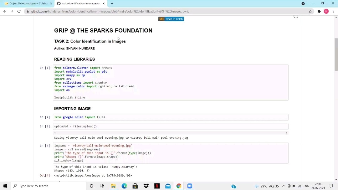 Shivani Hundare on LinkedIn: #task2 #iot #computervision #github # ... Shivani Hundare on LinkedIn: #task2 #iot #computervision #github # ...