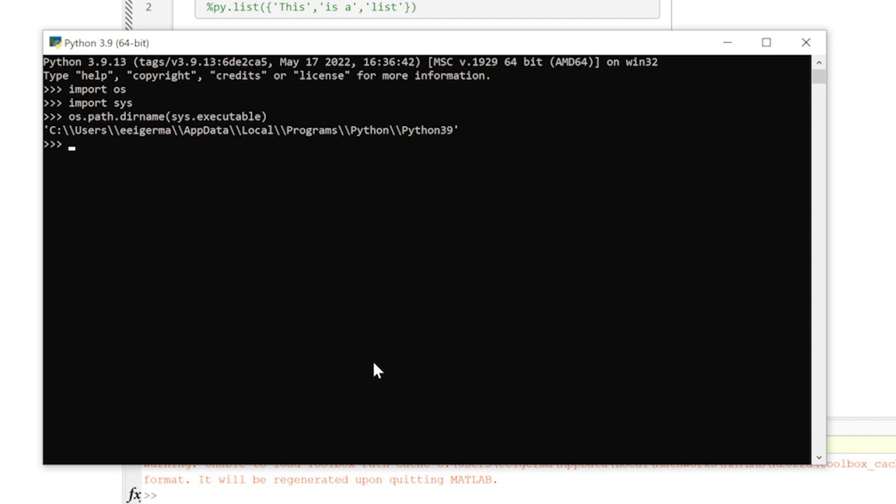 MathWorks on LinkedIn: Troubleshooting Calling Python in MATLAB MathWorks on LinkedIn: Troubleshooting Calling Python in MATLAB