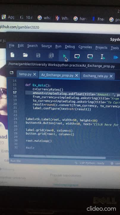 Mohammad Aziz on LinkedIn: #python #coding #exchangerates # ... Mohammad Aziz on LinkedIn: #python #coding #exchangerates # ...