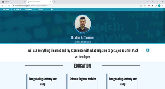 Ibrahim Tameme on LinkedIn: #html #css #orange Ibrahim Tameme on LinkedIn: #html #css #orange