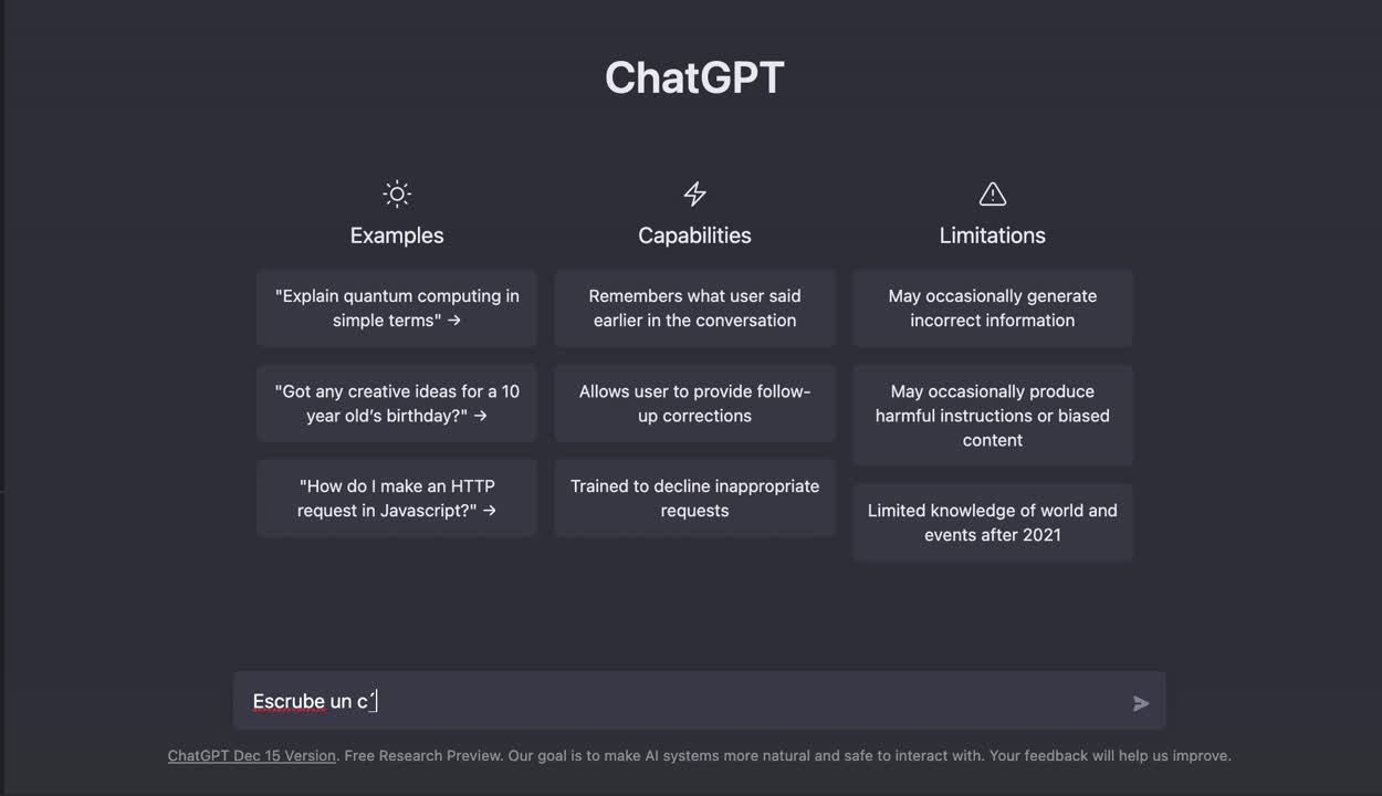 Tomas de Camino Beck, Ph.D en LinkedIn: Acabo de pedirle a ChatGPT, que ... Tomas de Camino Beck, Ph.D en LinkedIn: Acabo de pedirle a ChatGPT, que ...