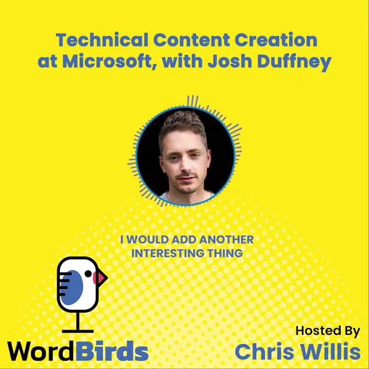 Brad Whisenhunt on LinkedIn: WordBirds #7 - Josh Duffney - Content Quality Brad Whisenhunt on LinkedIn: WordBirds #7 - Josh Duffney - Content Quality