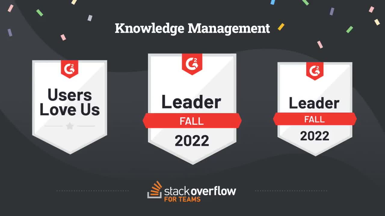 Michael Bell on LinkedIn: Stack Overflow for Teams has been recognized ... Michael Bell on LinkedIn: Stack Overflow for Teams has been recognized ...