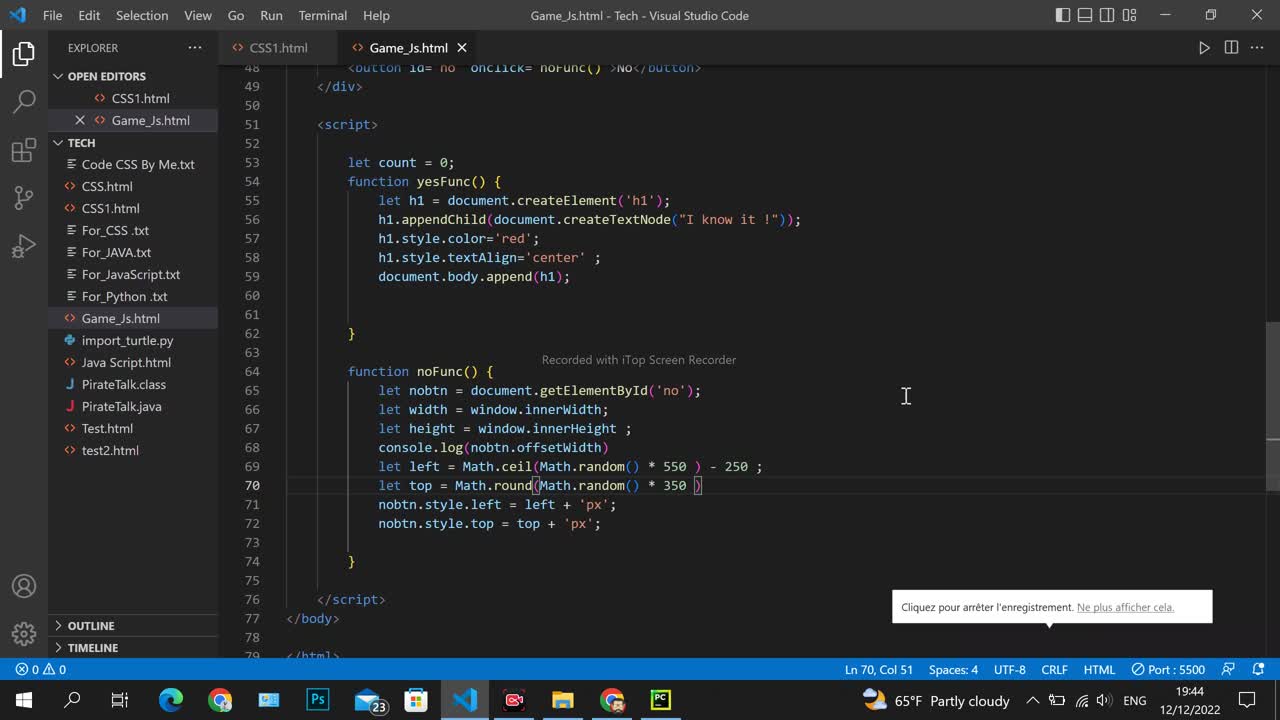Khalid KHIAR on LinkedIn: #javascript #html #css Khalid KHIAR on LinkedIn: #javascript #html #css